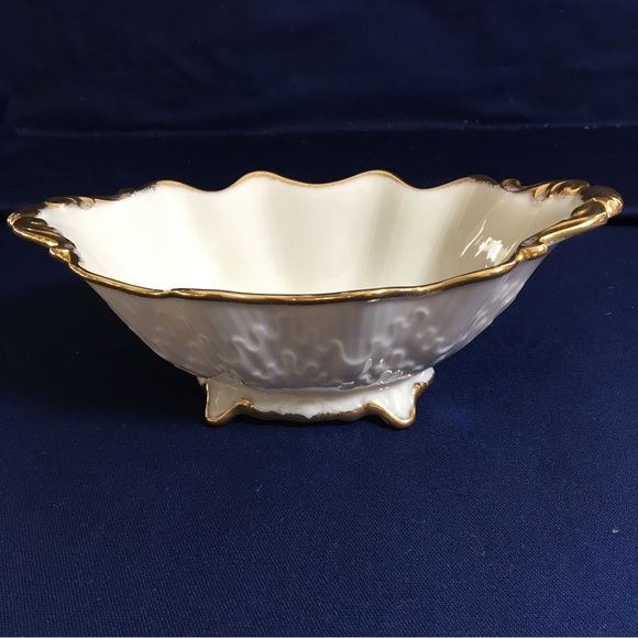 Lenox | Dining | Lenox Footed Candynut Dish With Gold Trim | Poshmark